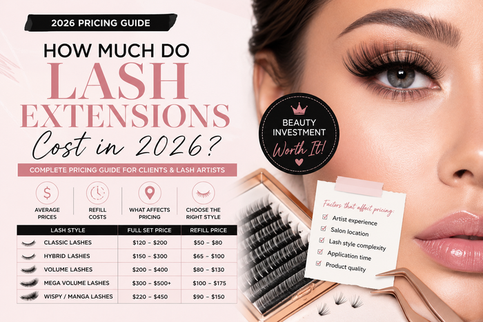 Lash Extension Cost 2026 | Full Pricing Guide – Sevenlashes-Premium Eyelash